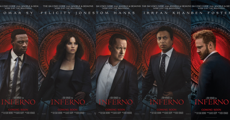 ‘Inferno’ stars featured in special character posters – CinemaBravo